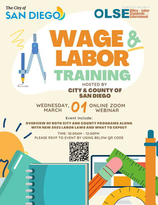 City of San Diego Wage & Labor Training 3/1/23 - Adams Avenue Business ...