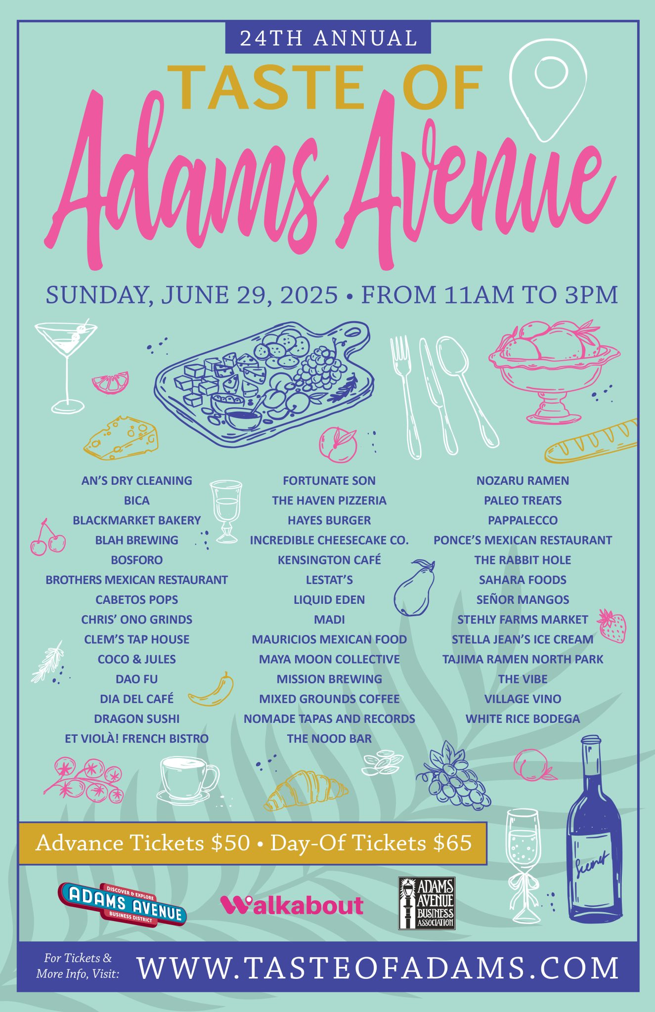 Taste of Adams Tickets - Adams Avenue Business Association