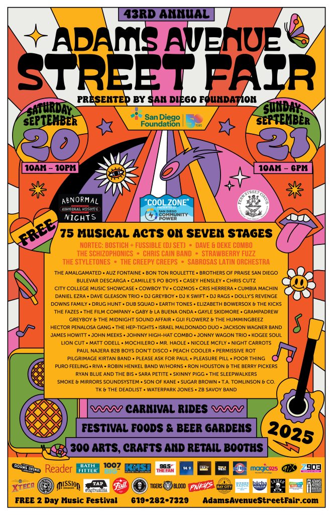 43rd Annual Adams Avenue Street Fair Presented by San Diego Foundation ...